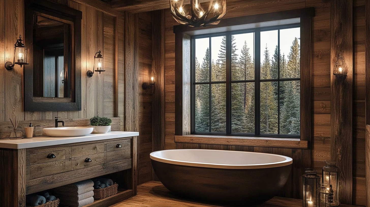 13 Magical Modern Rustic Bathrooms – Offfflow