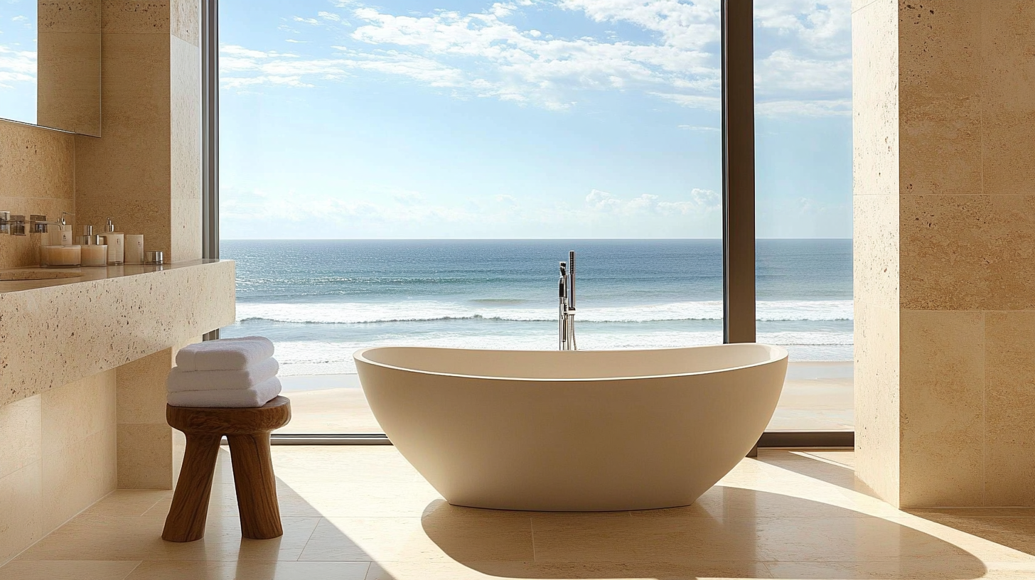 18 Coastal Dreamy Bathrooms That Bring the Ocean Home – Offfflow