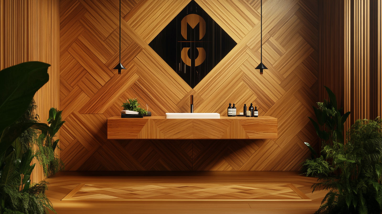 15 Stunning Wooden Bathroom Designs: Geometric, Serene, and Nature ...