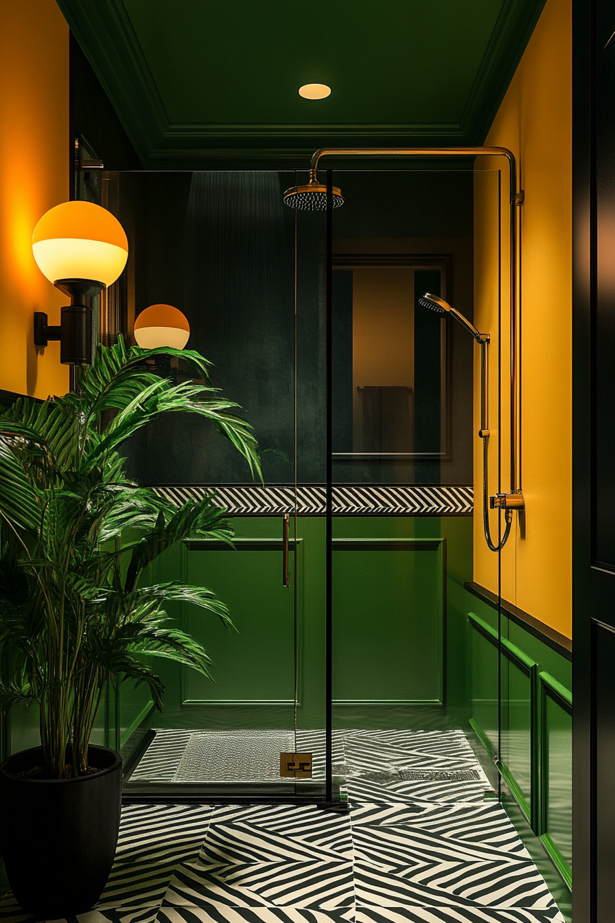 Art Deco Elegance: 27 Walk-In Showers That Redefine Glamour – Offfflow
