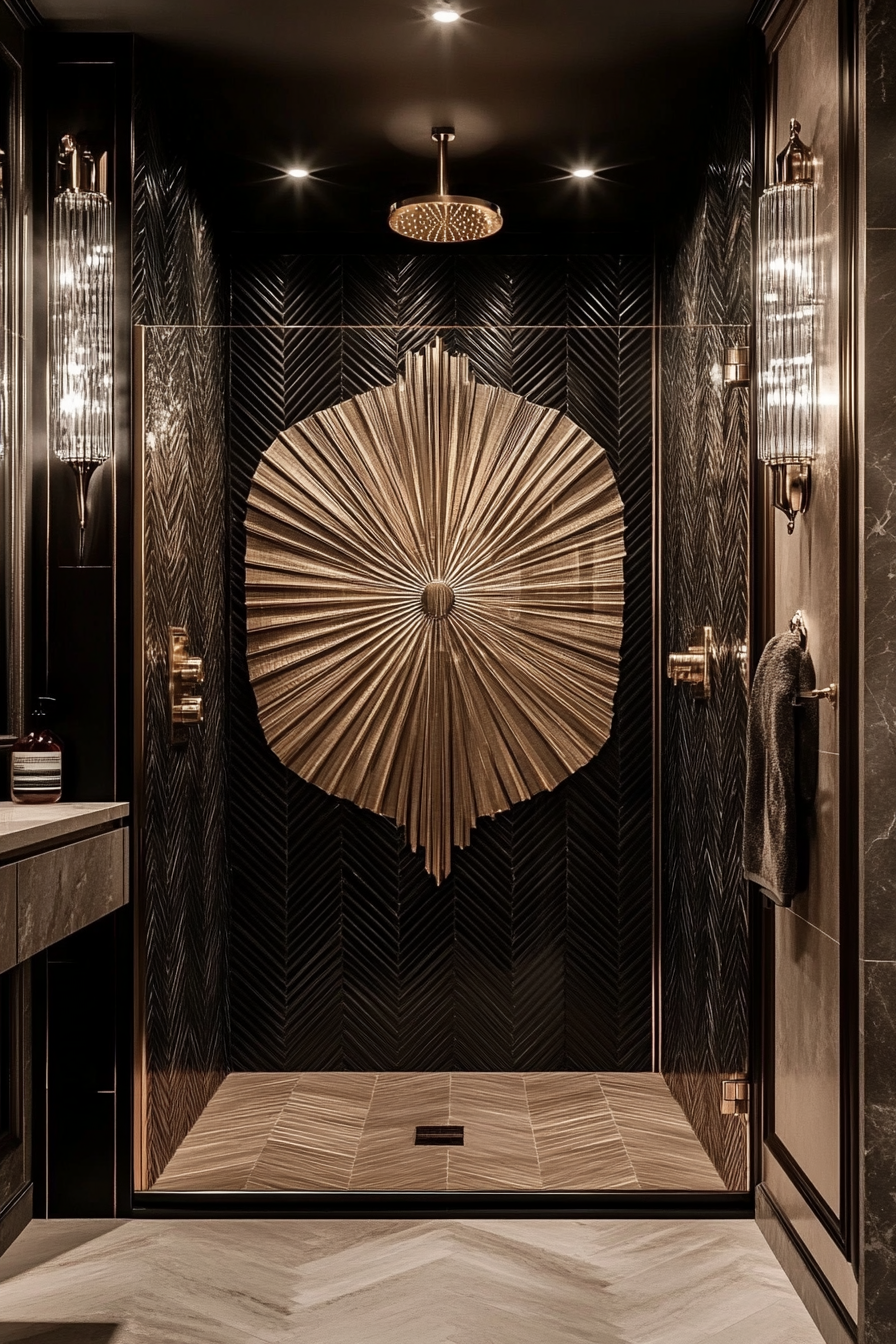 Art Deco Elegance: 27 Walk-In Showers That Redefine Glamour – Offfflow
