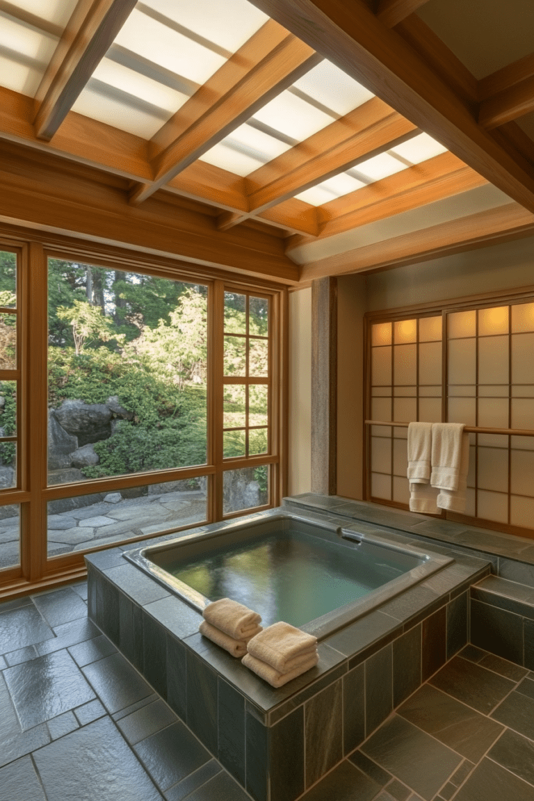 30 Tranquil Japanese-Inspired Bathing Spaces – Offfflow