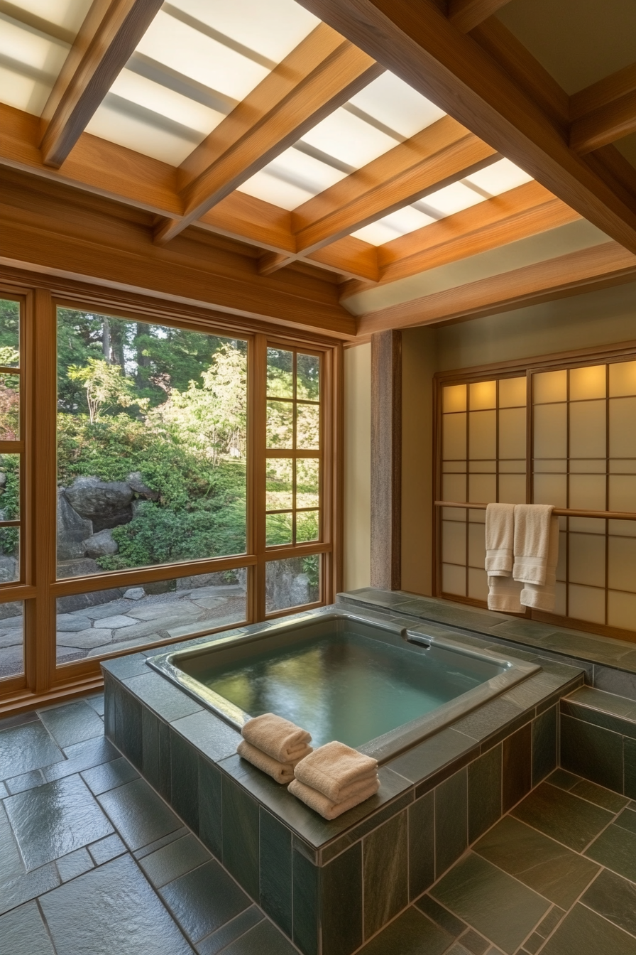 30 Tranquil Japanese-Inspired Bathing Spaces – Offfflow