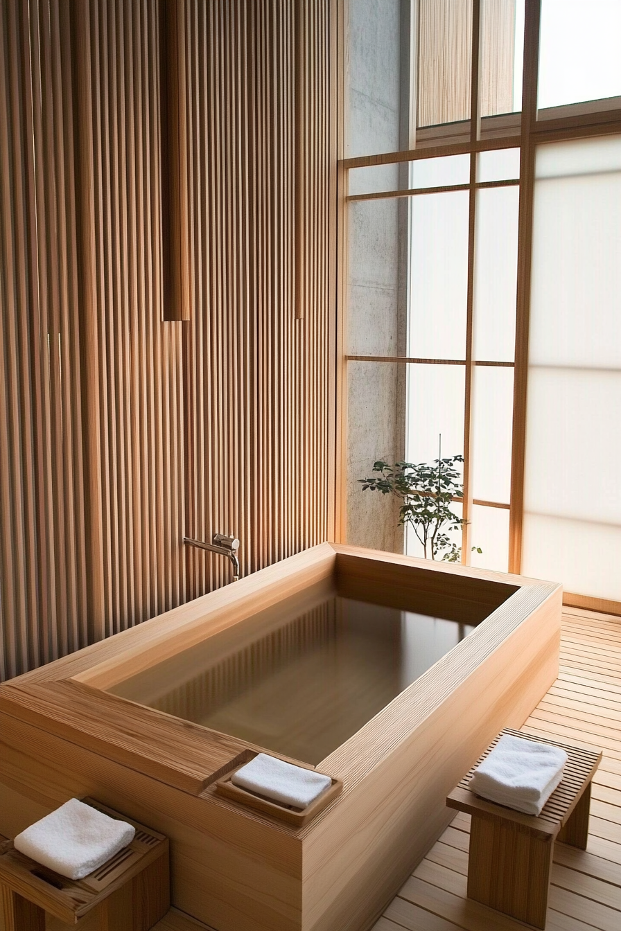 30 Tranquil Japanese-Inspired Bathing Spaces – Offfflow