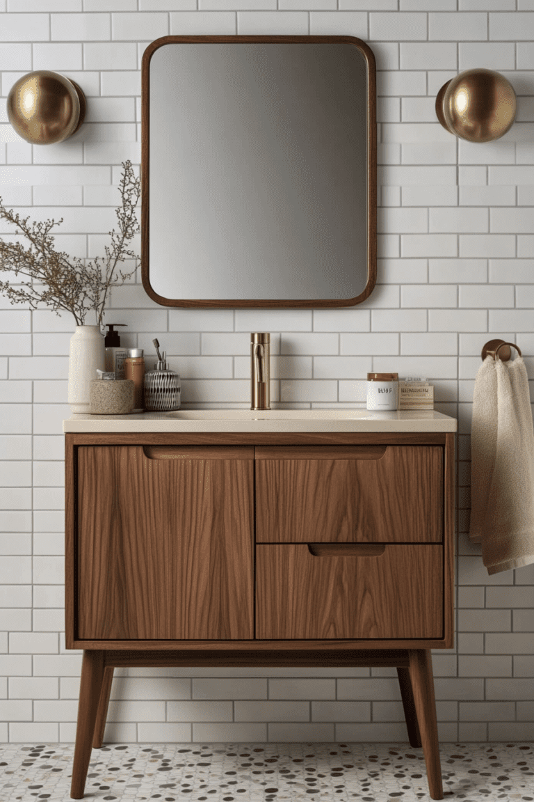 50+ Mid-Century Modern Bathroom Vanities – Offfflow