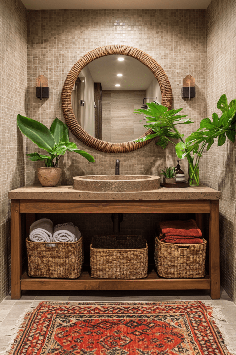 44 Boho Bathroom Ideas to Transform Your Space – Offfflow