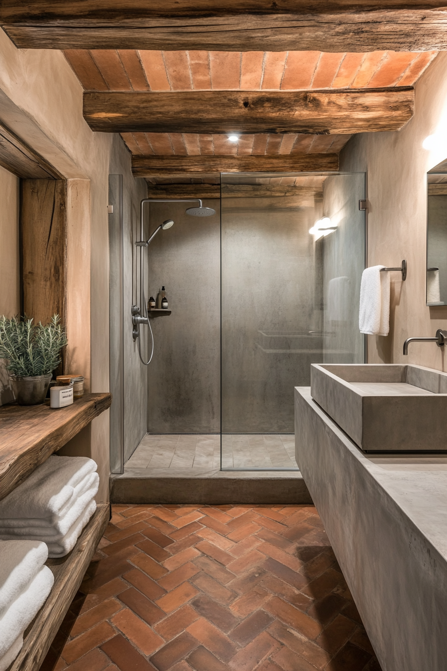 37 Terracotta Tile Bathrooms: A Timeless Blend of Warmth and Style ...