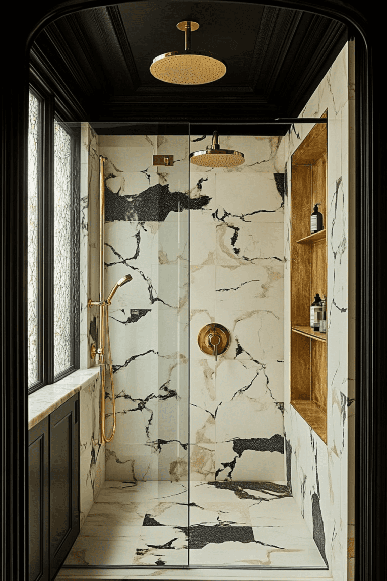 Dive into Drama: 20 Moody Walk-In Showers That Wow – Offfflow