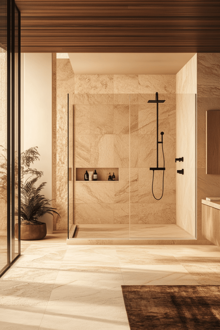 Dive into Drama: 20 Moody Walk-In Showers That Wow – Offfflow