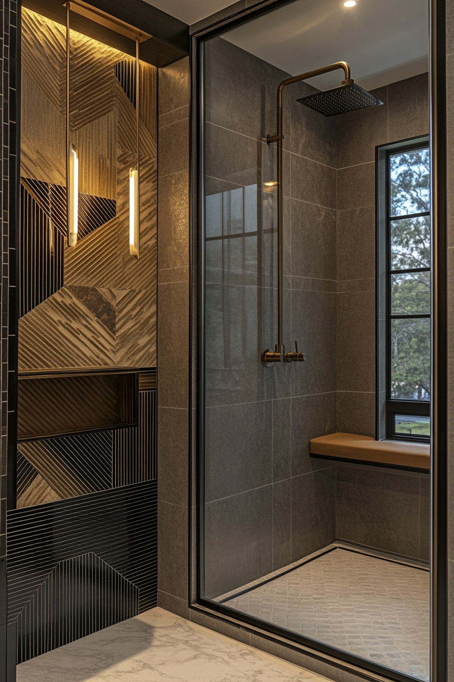 Dive into Drama: 20 Moody Walk-In Showers That Wow – Offfflow