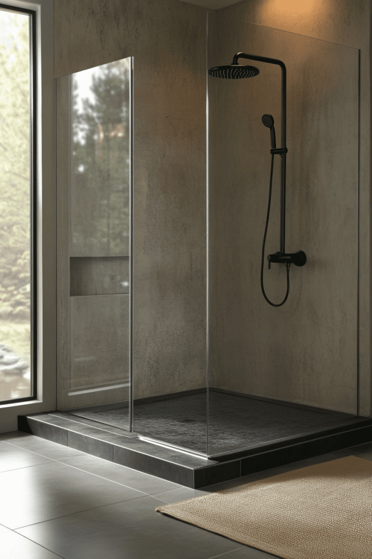 Dive into Drama: 20 Moody Walk-In Showers That Wow – Offfflow