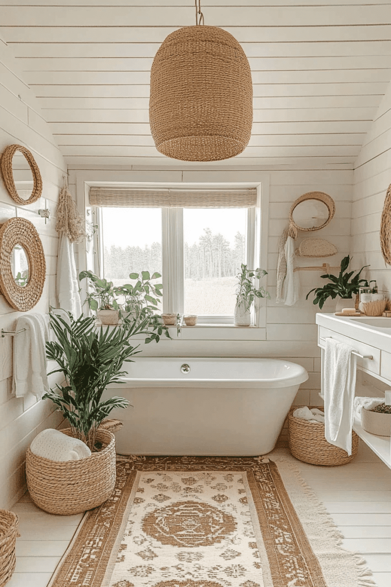 44 Boho Bathroom Ideas to Transform Your Space – Offfflow