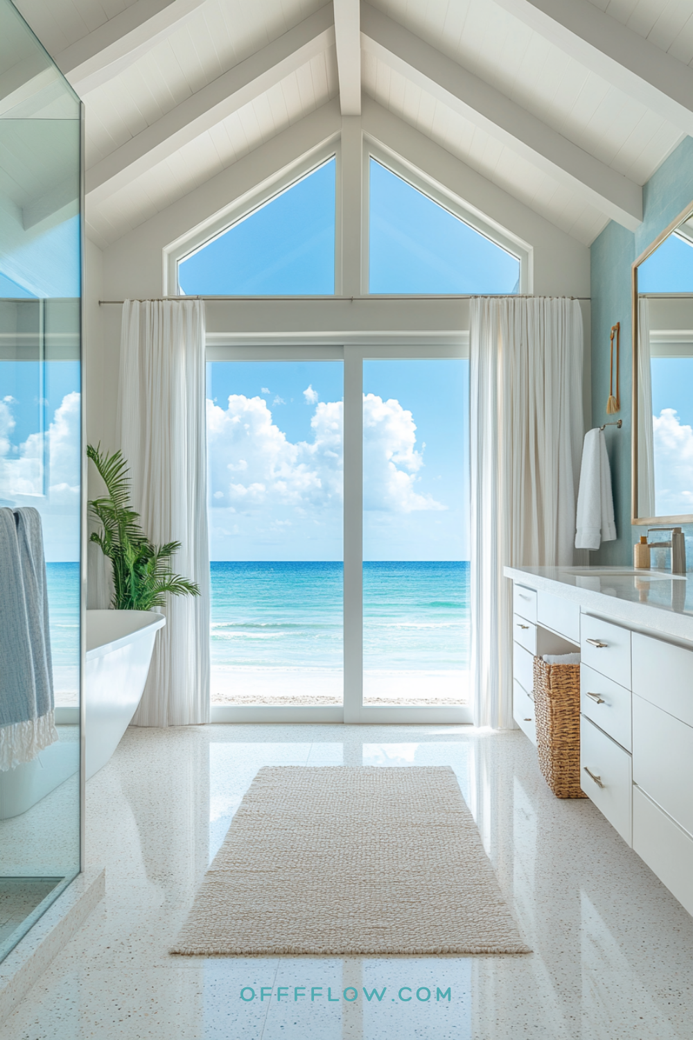 35 Coastal Bathroom Design Ideas: From Nautical to Mediterranean ...