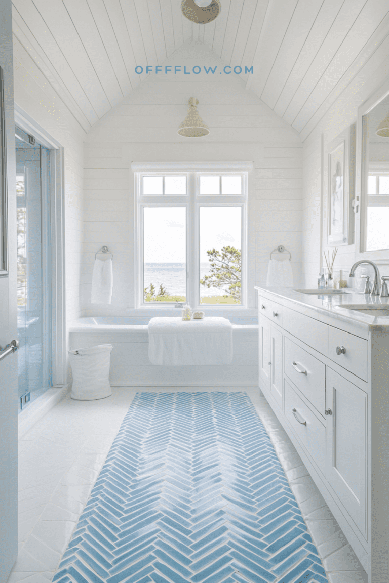 35 Coastal Bathroom Design Ideas From Nautical To Mediterranean